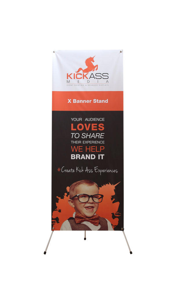 X Banner Stand Package - Kick Ass Media