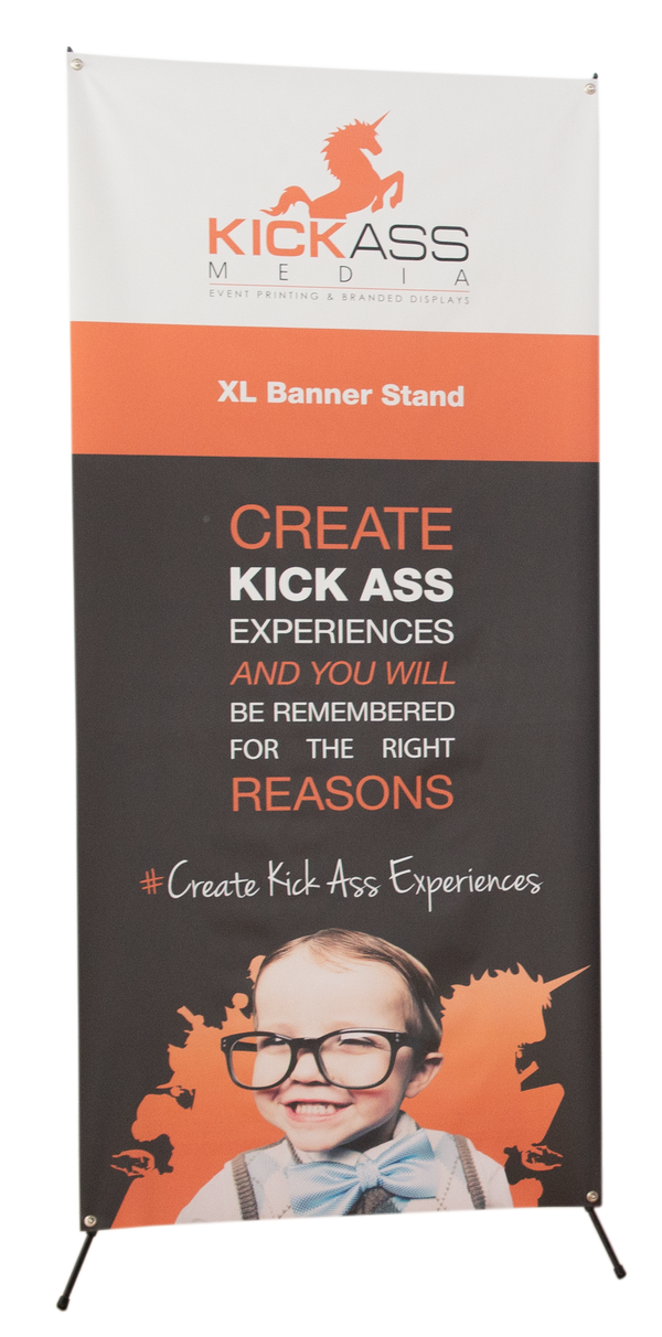 X Banner Stand Package - Kick Ass Media